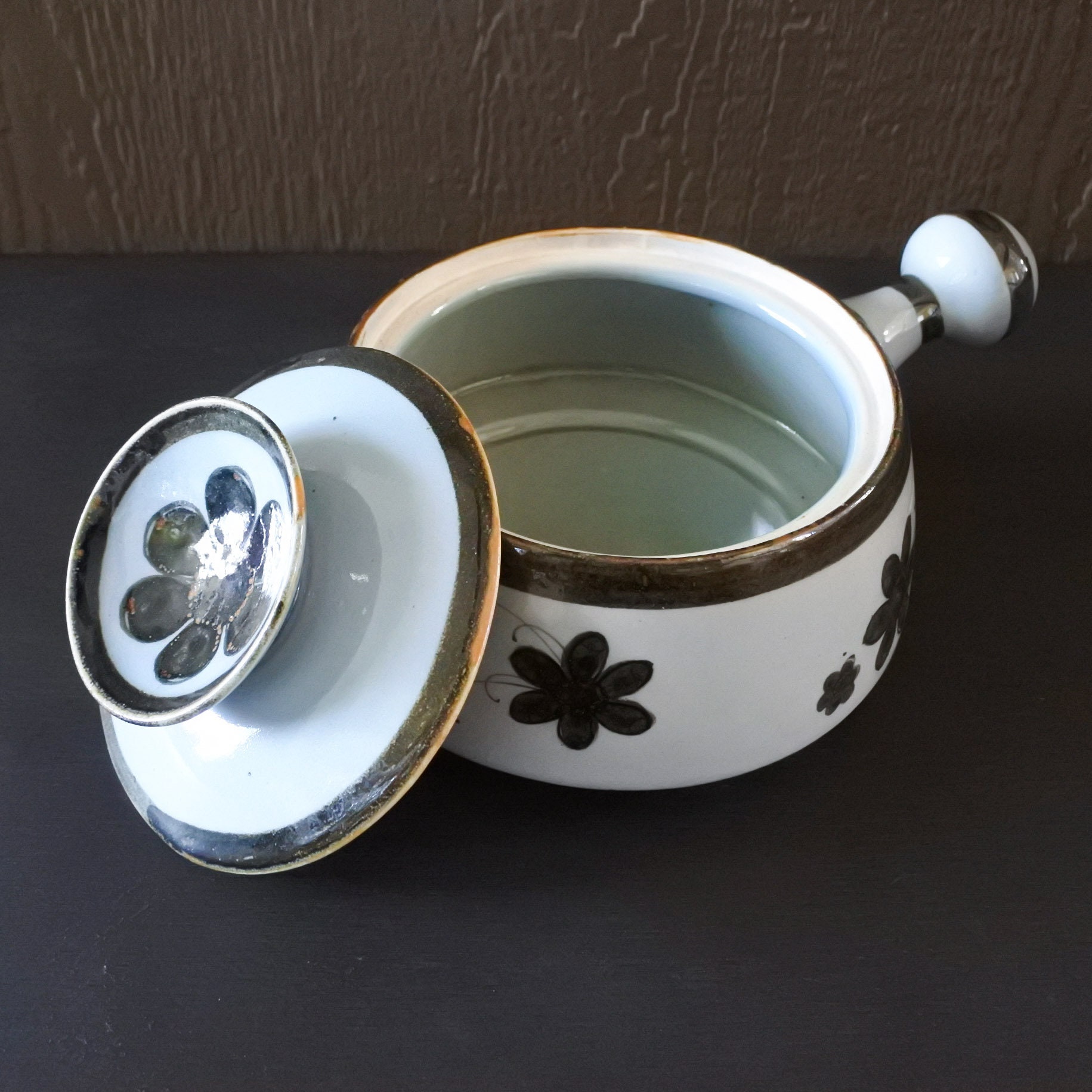 Vintage Signed Ken Edwards Art Pottery Veracruz Floral Hand Painted ...