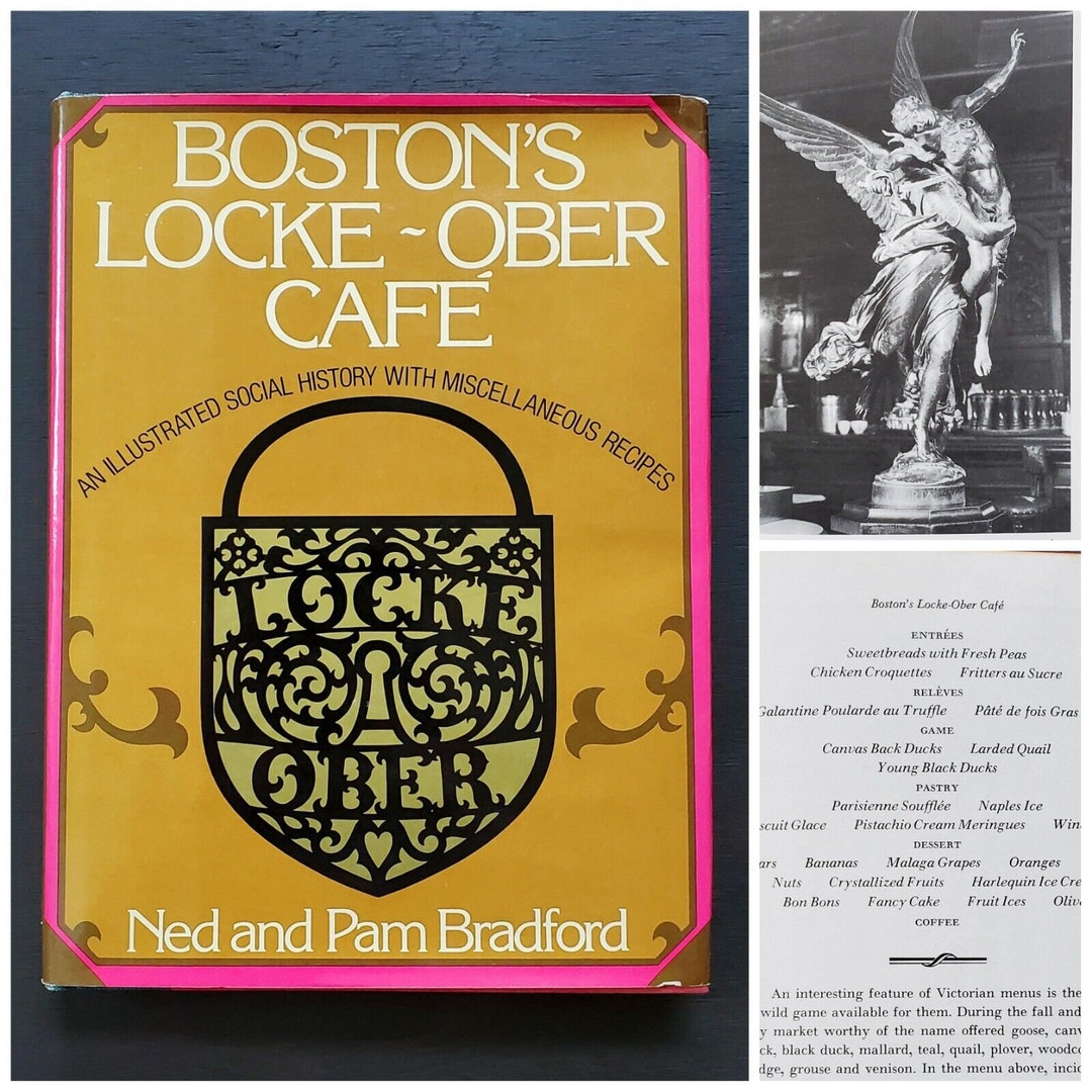 Vintage 1978 First Edition Boston's Locke Ober Cafe by Ned & Pam ...