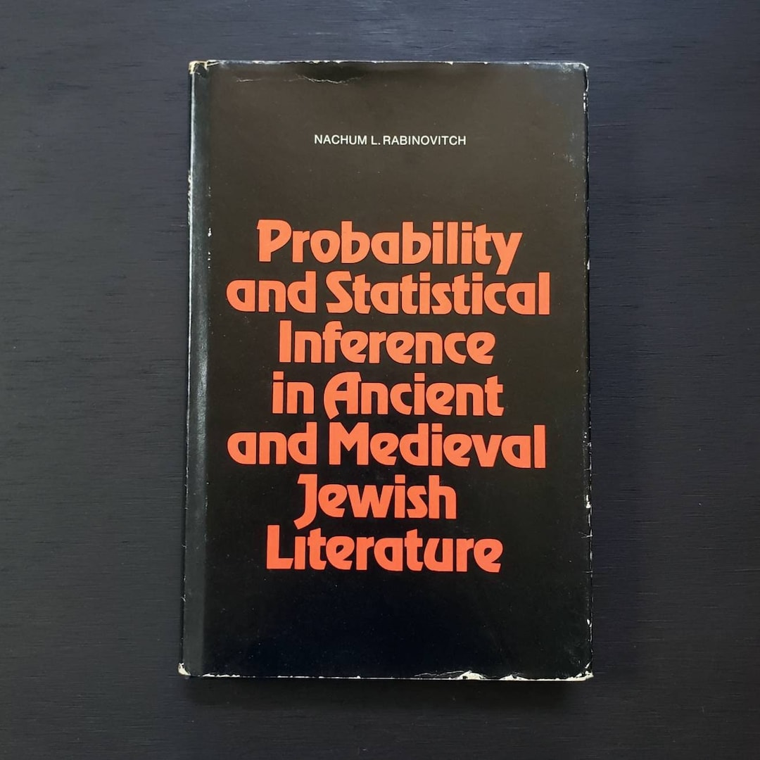 Rare Vintage First Edition 1973 Probability and Statistical Inference ...