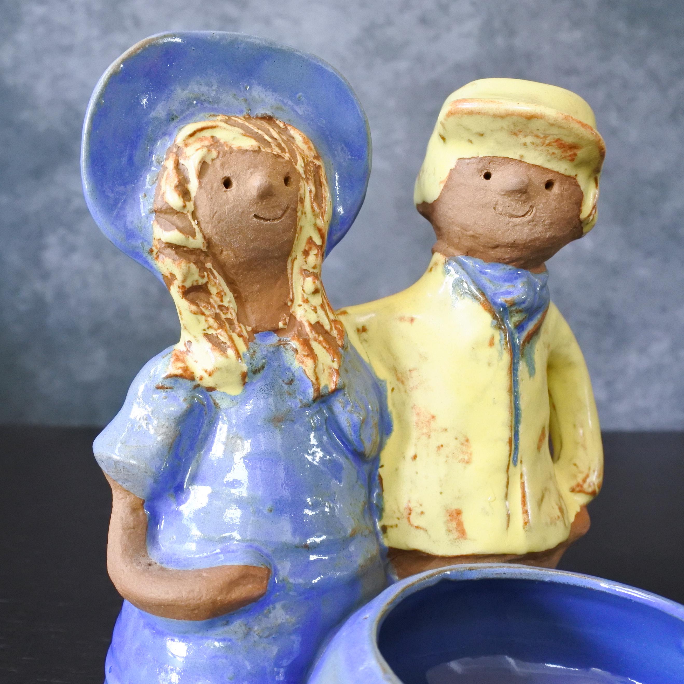 Vintage 1970s Jack & Jill Poppets by Poppytrail Metlox Pottery Helen ...