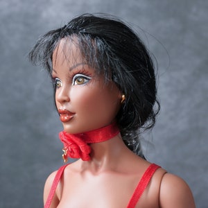 Spellbound Dolls Sandra Billotto 16" Tasha Leopard Print Red Dress ...