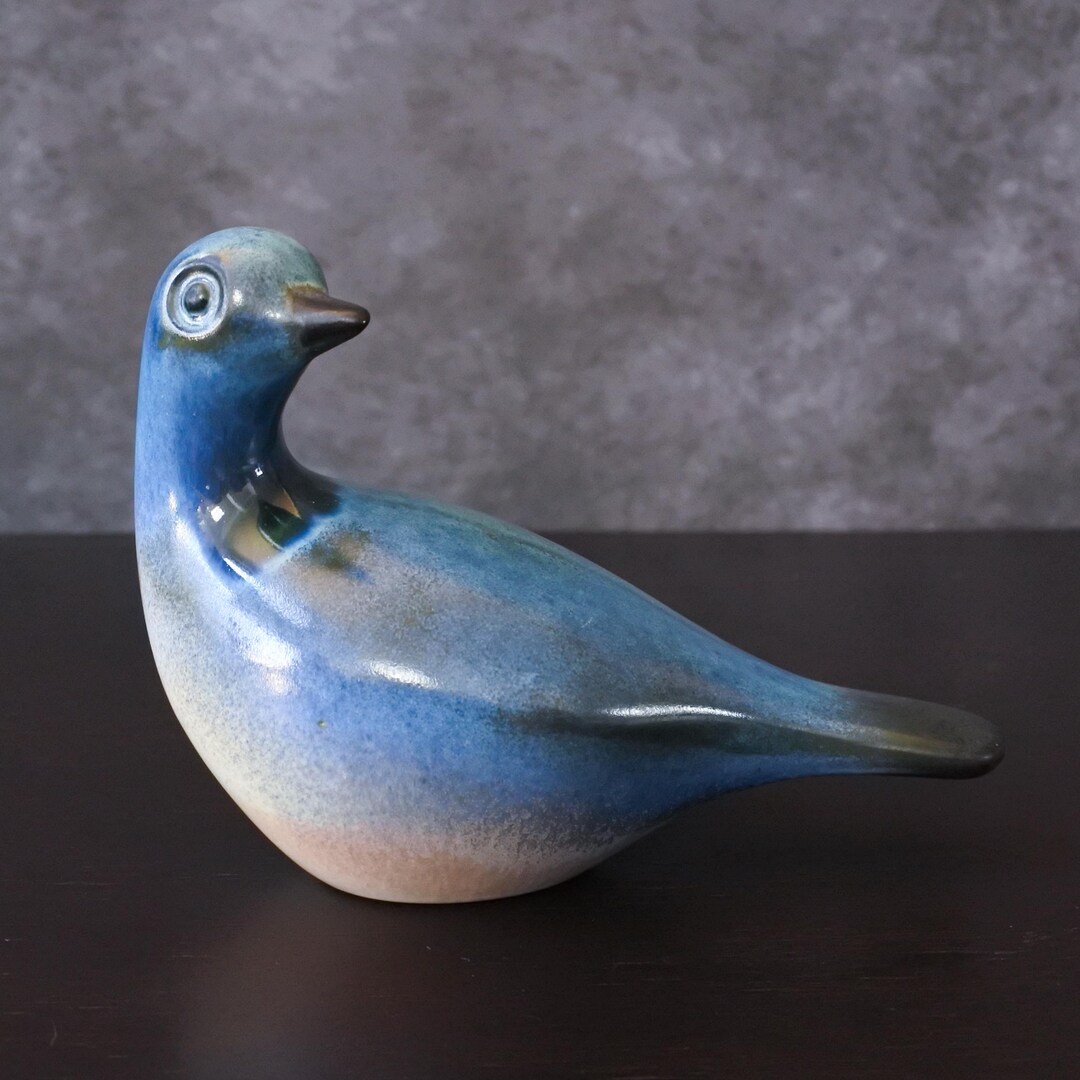 Vintage Howard Pierce Blue Dove Art Pottery Mid Century Modern ...