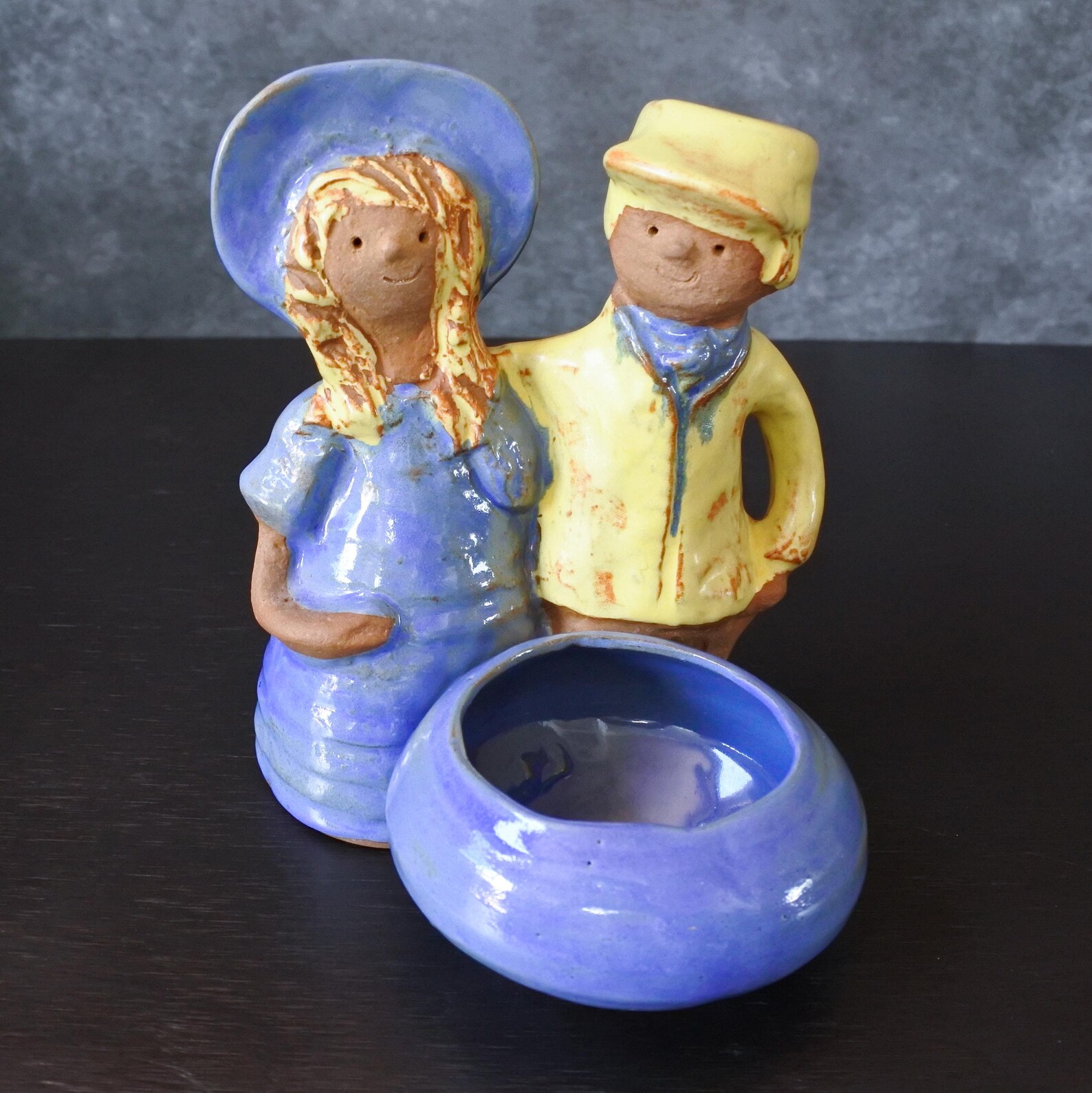 Vintage 1970s Jack & Jill Poppets by Poppytrail Metlox Pottery Helen ...