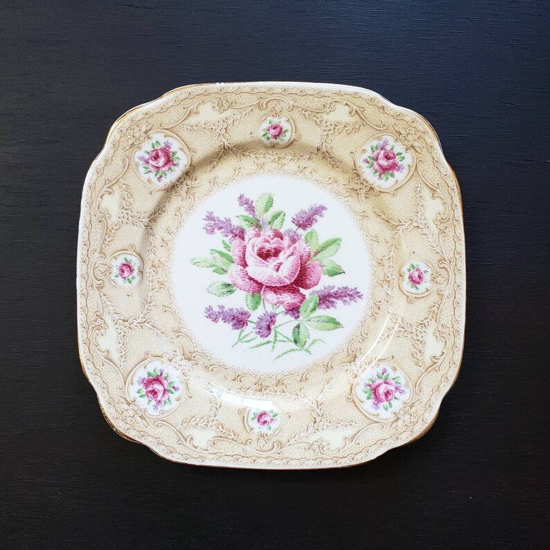 Antique 1920s Royal Albert Crown China Devonshire Lace Floral - Etsy