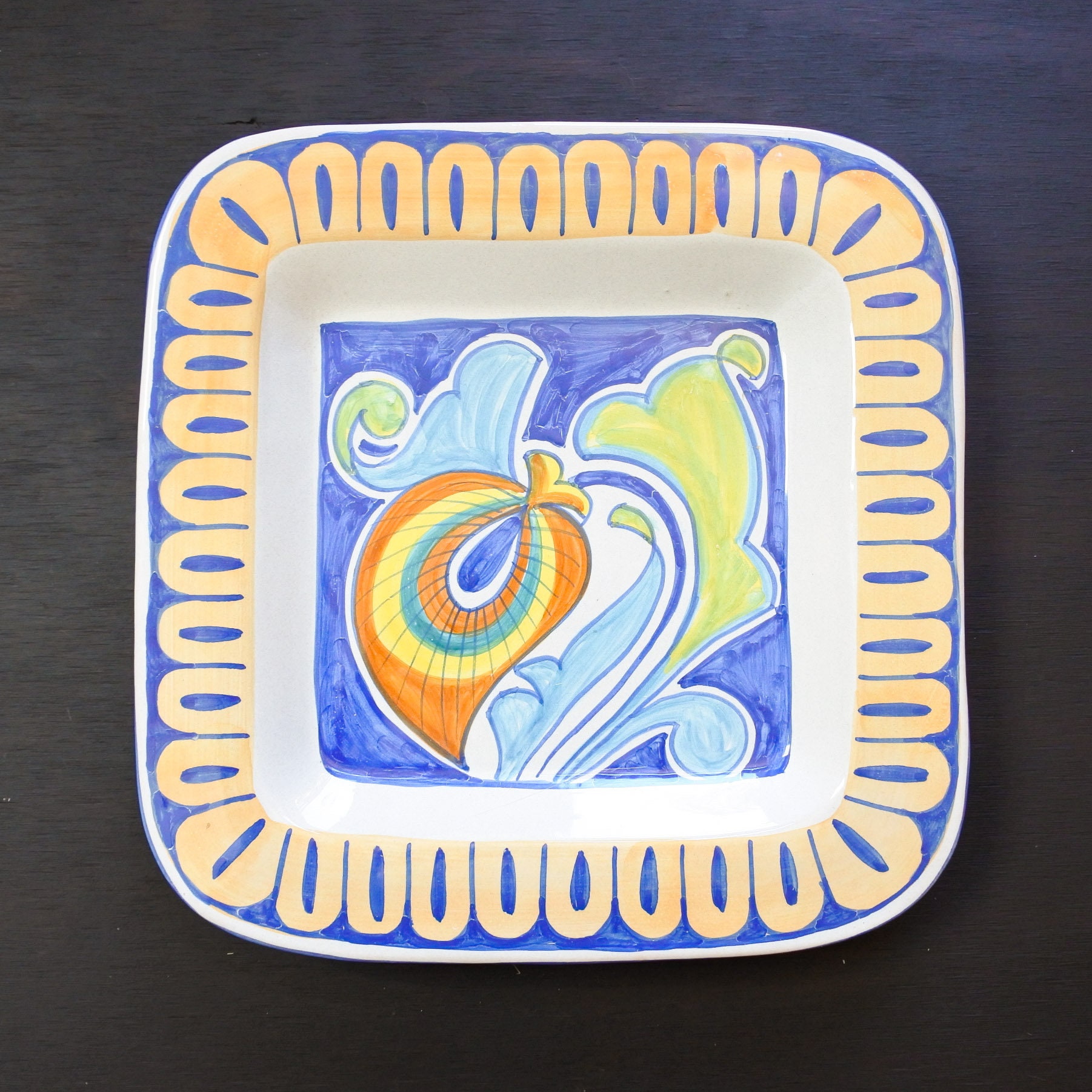 Handmade Deruta Italy Art Pottery Limited Edition Plate Wall - Etsy