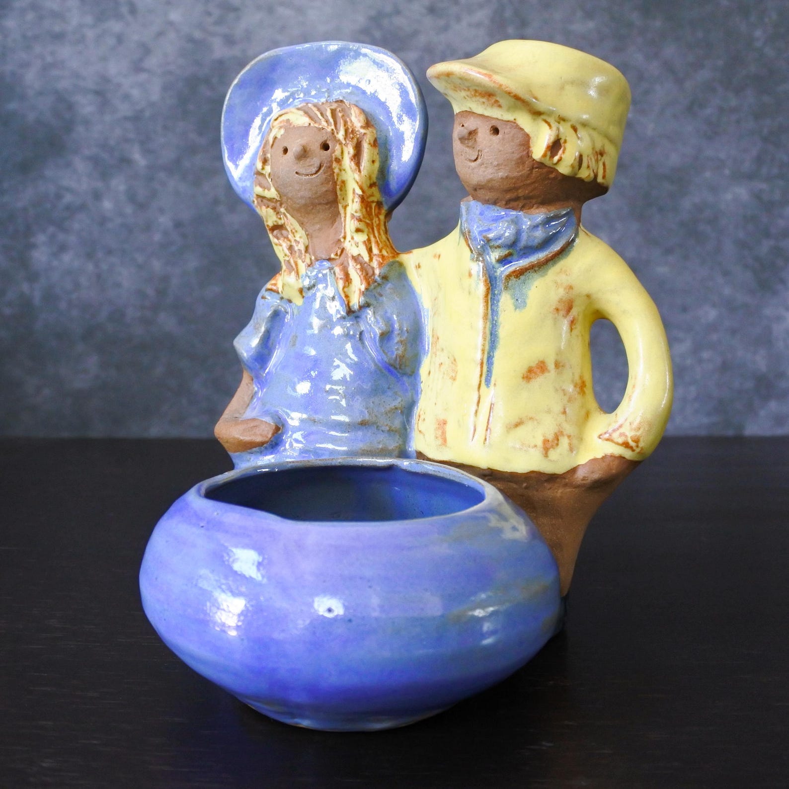 Vintage 1970s Jack & Jill Poppets by Poppytrail Metlox Pottery Helen ...