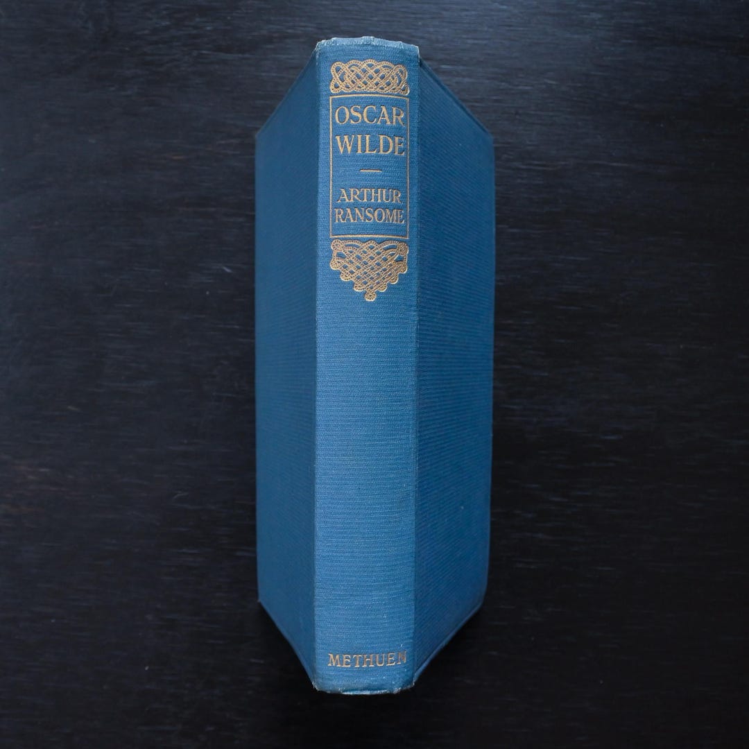 Antique 1913 Oscar Wilde A Critical Study by Arthur Ransome - Etsy