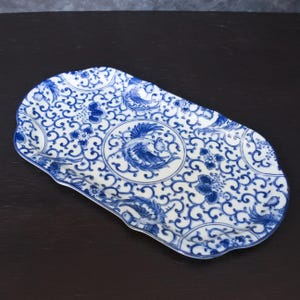 Vintage Japanese Blue & White Phoenix Bird Teapot Cups Plate Tea Set - Etsy