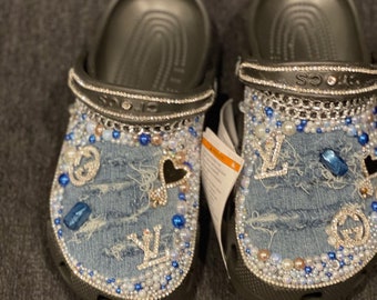 Black Custom Crocs | Etsy