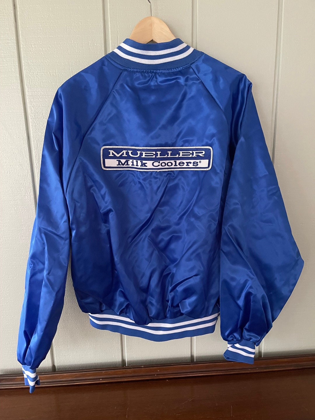 Muellers Milk Coolers Blue Satin Jacket - Etsy