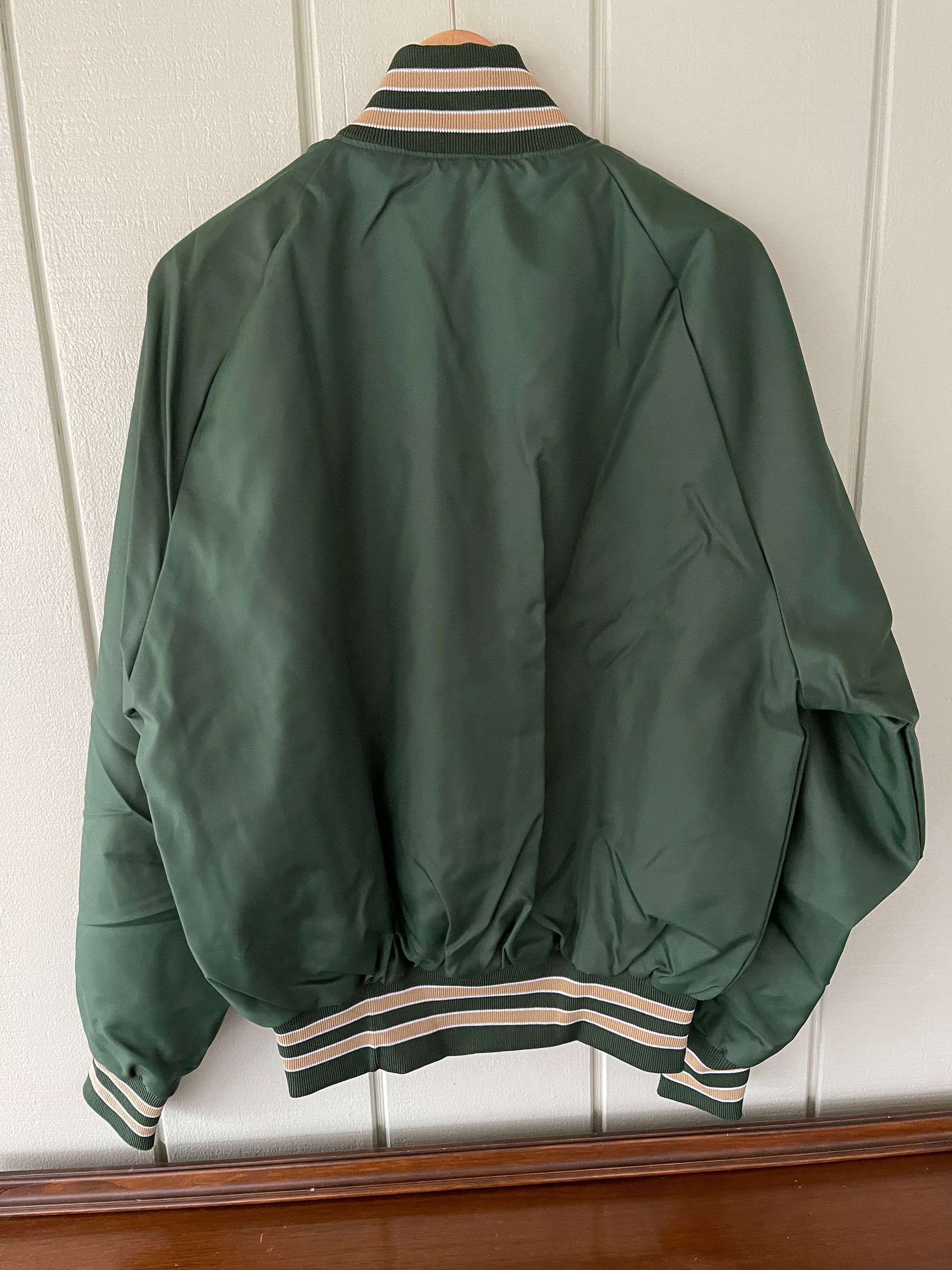 Chem Lawn Tree & Shrub Green Bomber Jacket (NWOT) - Etsy