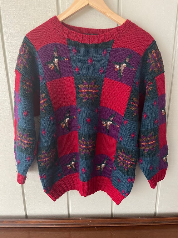 Wool sweater. vintage. “country - Gem