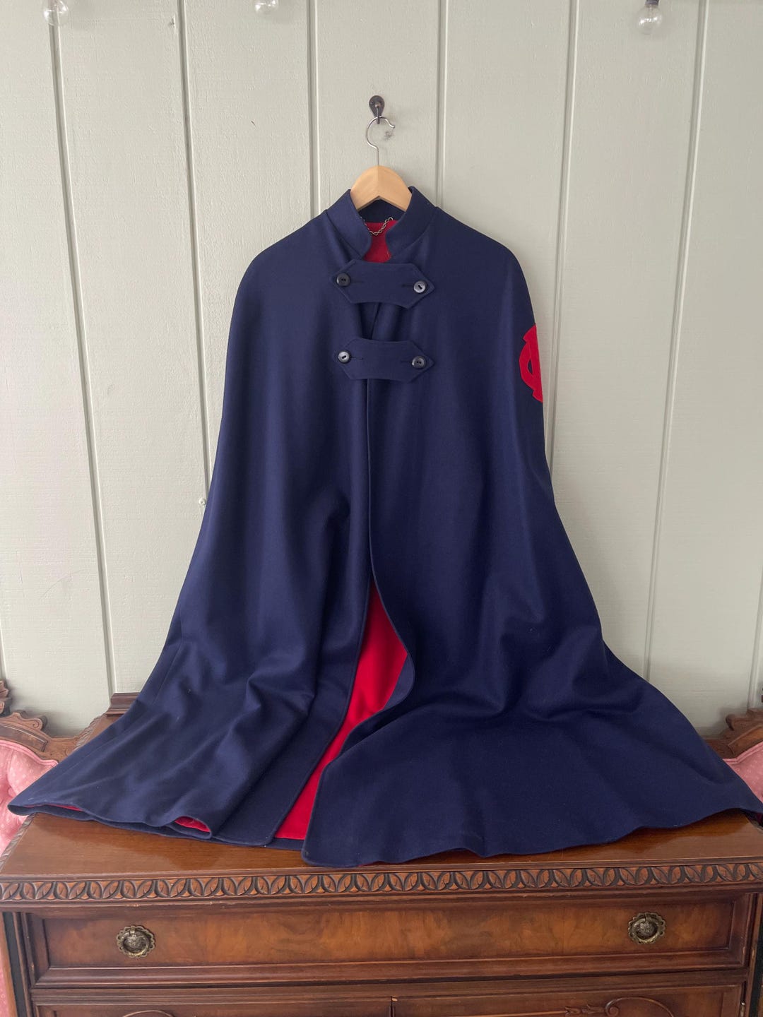 1940s Wool Nurse's Cape by Standard Apparel Company, Cleveland - Etsy