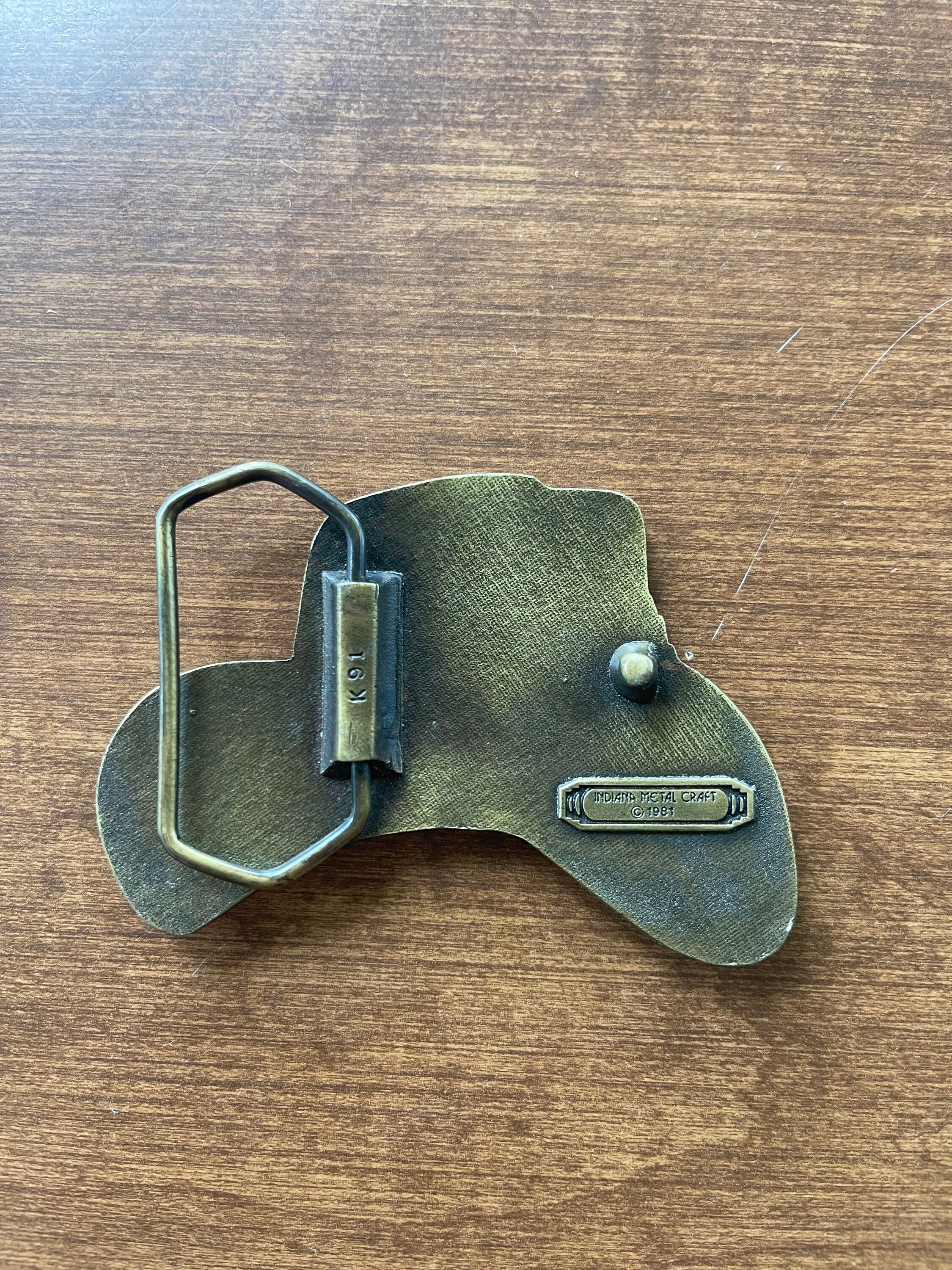 Brass Cowboy Hat Belt Buckle - Etsy