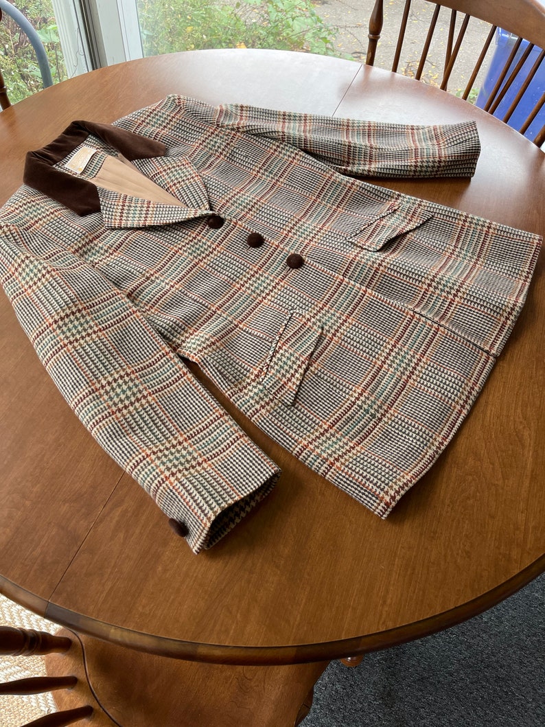 Pendleton Houndstooth Matching Suit - Etsy