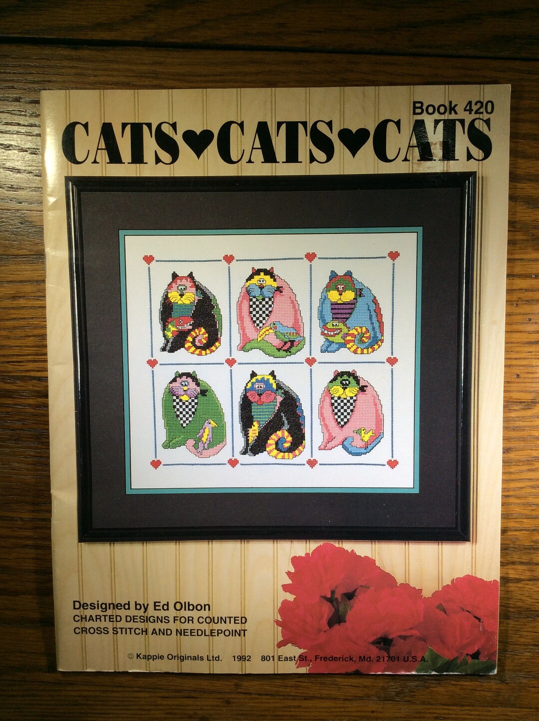Cats Cats Cats Ed Olbon Cross Stitch Pattern Booklet - Etsy