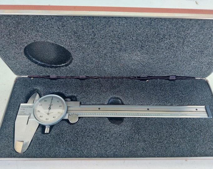 Brown & Sharpe Vintage Dial Caliper 579-1 SWISS MADE - Etsy
