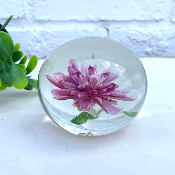Flower Paperweight - Etsy
