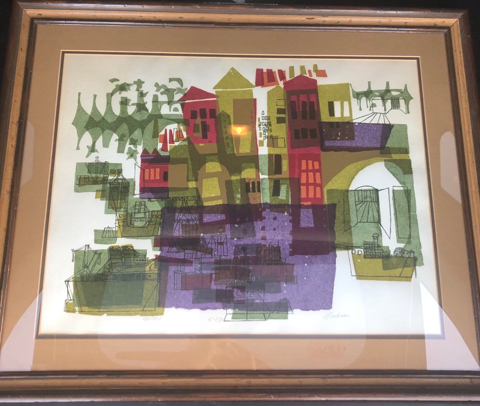 Rare David Weidman Lithograph Signed Fantastic Size Original - Etsy