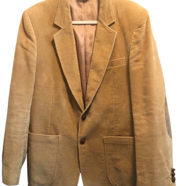 Corduroy Vintage College Jacket - Etsy