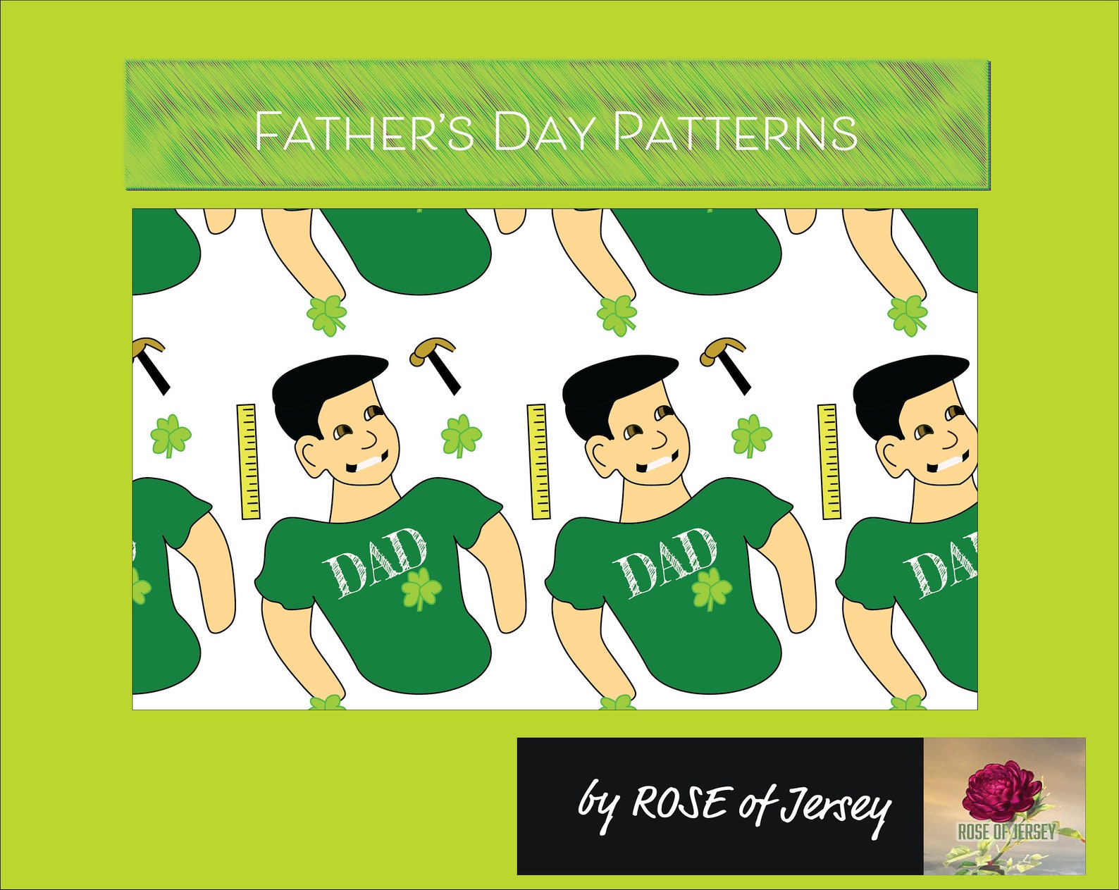 Father's Day Pattern | AI File - Etsy
