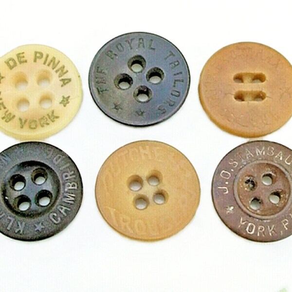 Antique Vegetable Ivory Buttons - Etsy