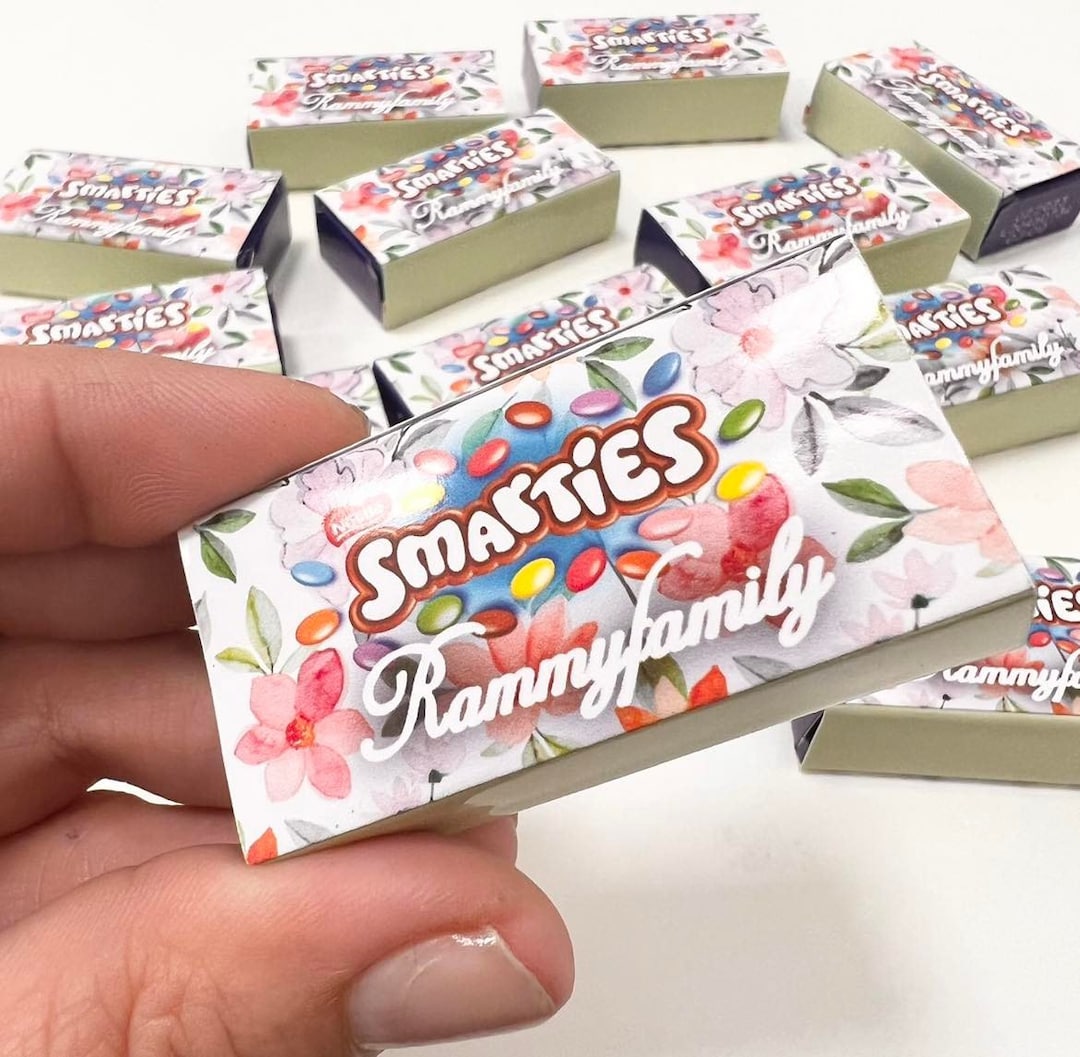 Smarties personnalisé / anniversaire personnalisé / décoration - Etsy ...