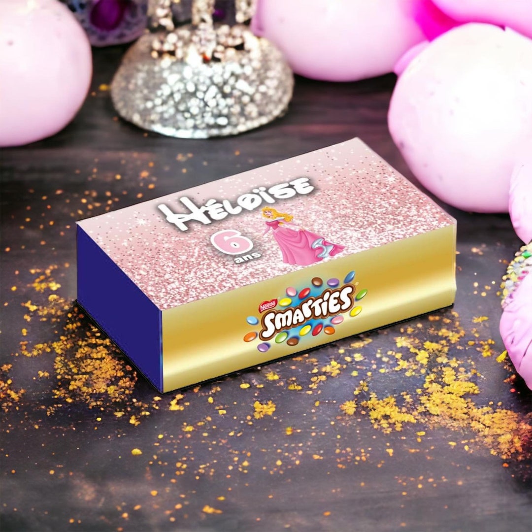 Smarties personnalisé / anniversaire personnalisé / décoration fête / party / chocolat ...