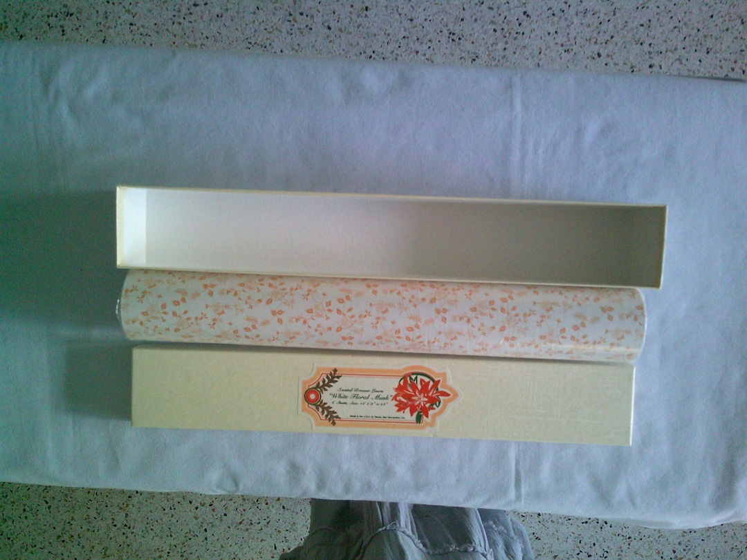 Talusa Scented Paper Drawer Liner "white Floral Musk" 6 Sheets 16.5"x22 ...