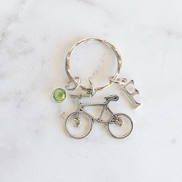 Bicycle Keychain - Etsy