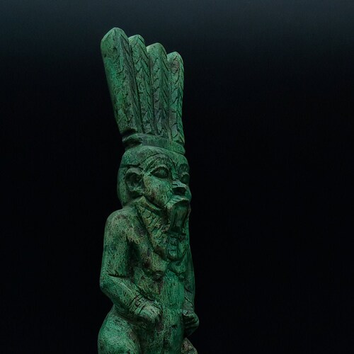 Statue of the God Bes the Dwarf Protector of Households and | Etsy