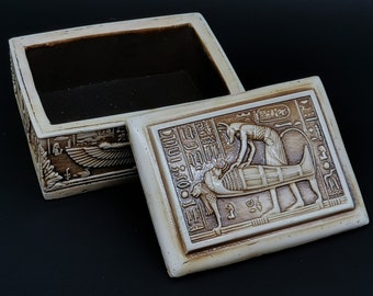 Egyptian Art Box Decorative Pharaonic Made in Egypt | Etsy