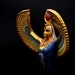 Unique Golden Isis Statue Available in 3 Colors Winged Isis | Etsy