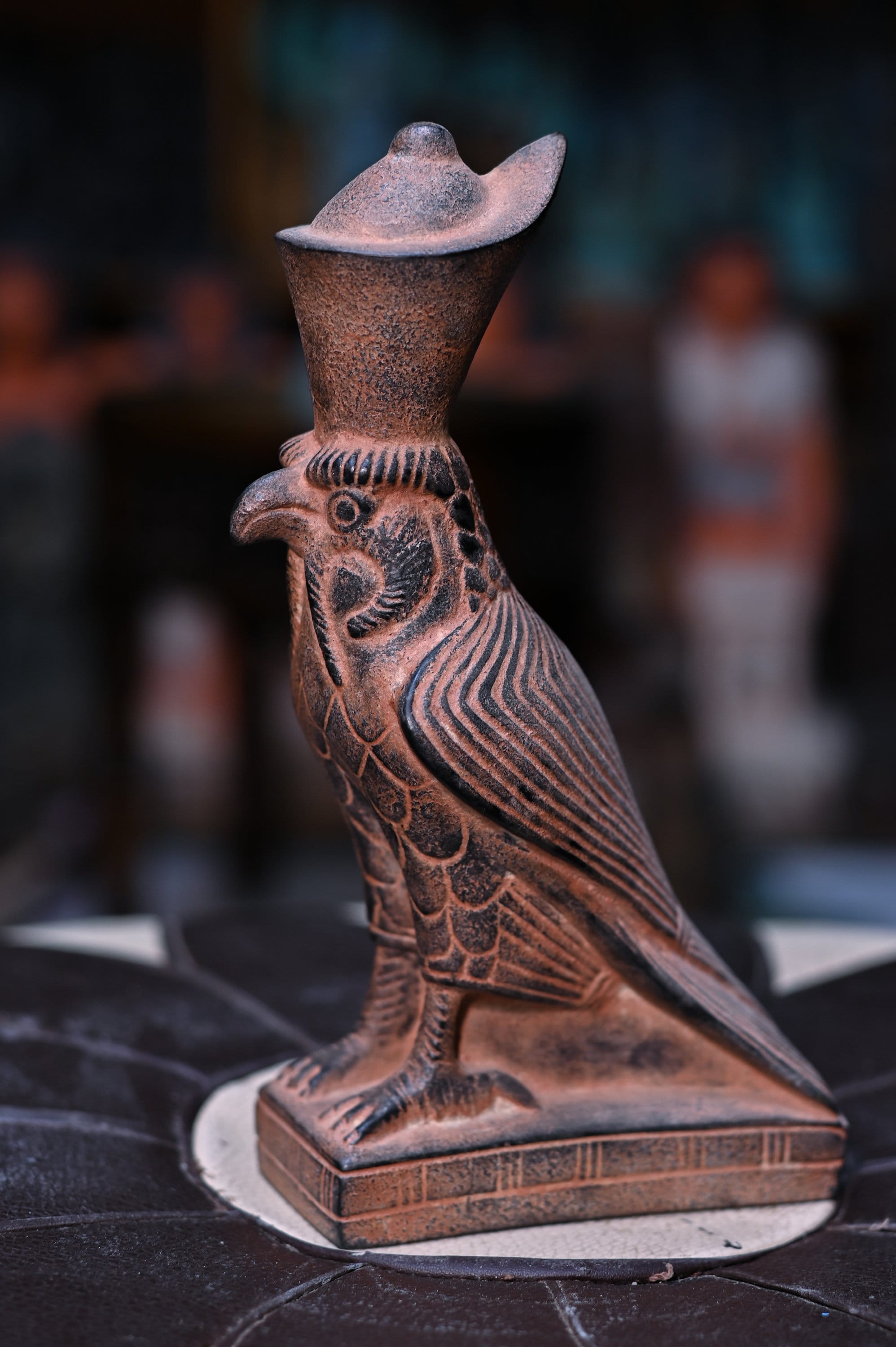 Rare Piece of the Falcon-headed God HORUS Wearing Double Crown - Etsy