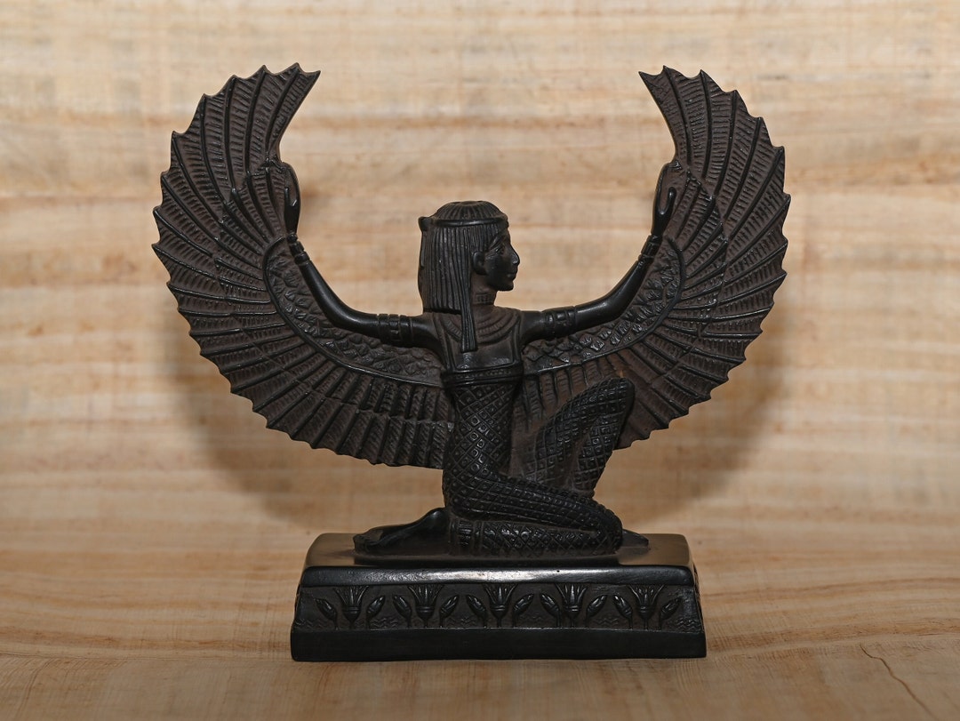 Egyptian Goddess Isis Wings Protection Handmade Egyptian Decor Made in ...