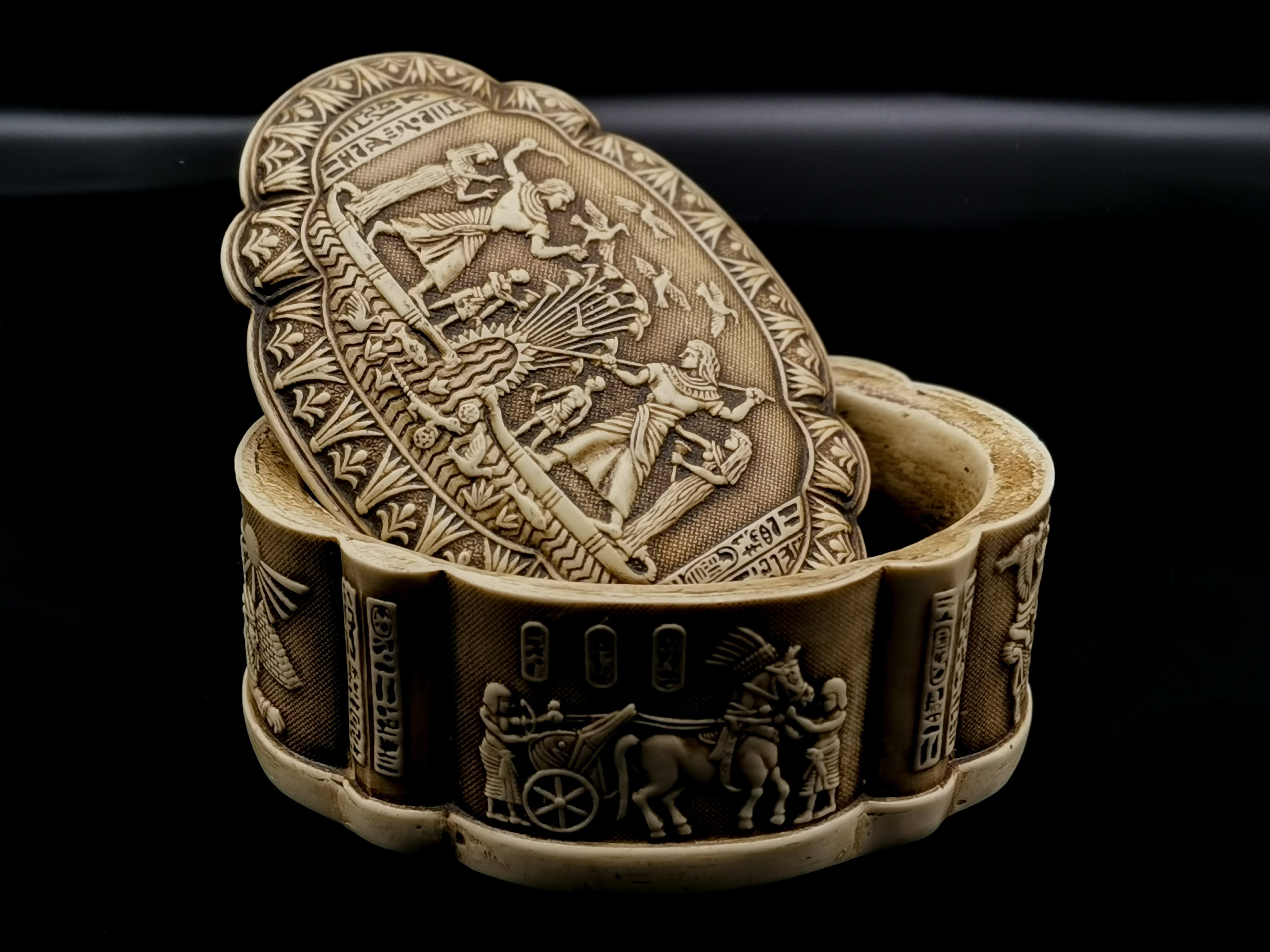 Egyptian art Box decorative include Anubis Pharaonic | Etsy