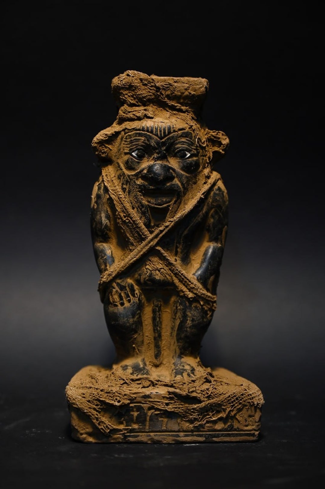 Unique Statue of the God Bes the Dwarf, Protector of Households, and in ...