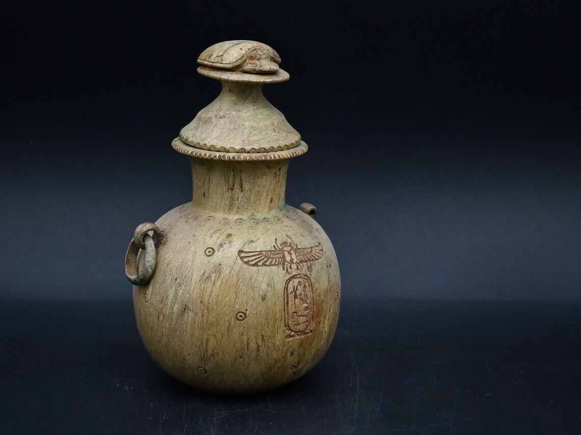 Unique Handmade and Vintage Egyptian STORAGE JAR VESSEL Art - Etsy