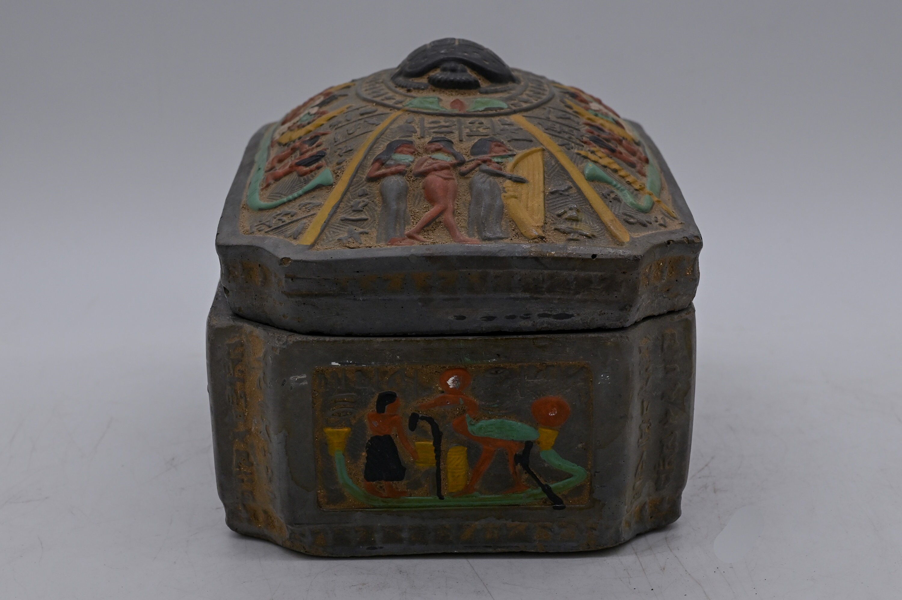 Unique Egyptian Art Box Decorated Pharaonic Inscriptions Maat - Etsy