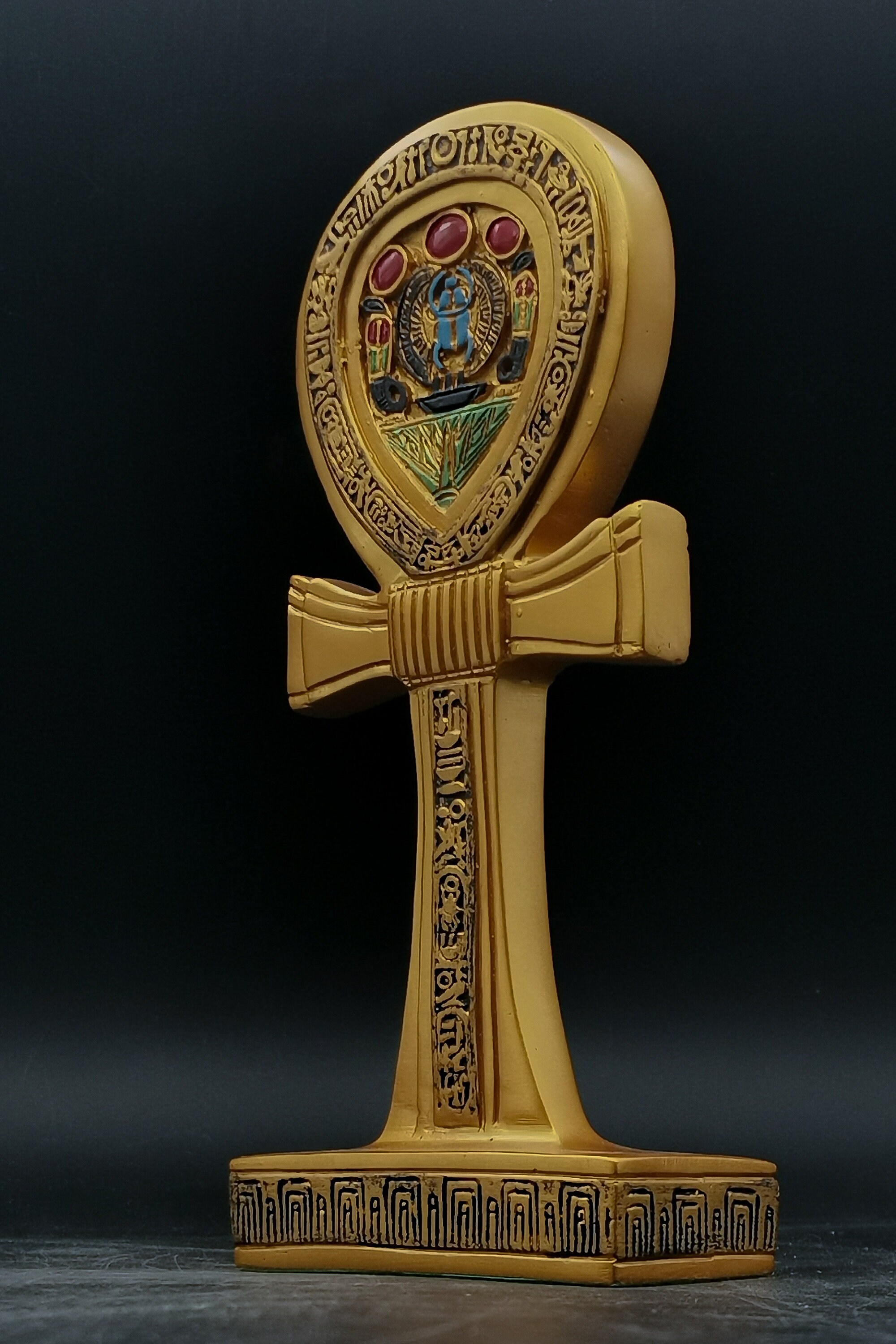 Unique Gorgeous Gold Egyptian ANKH key of Life With the - Etsy
