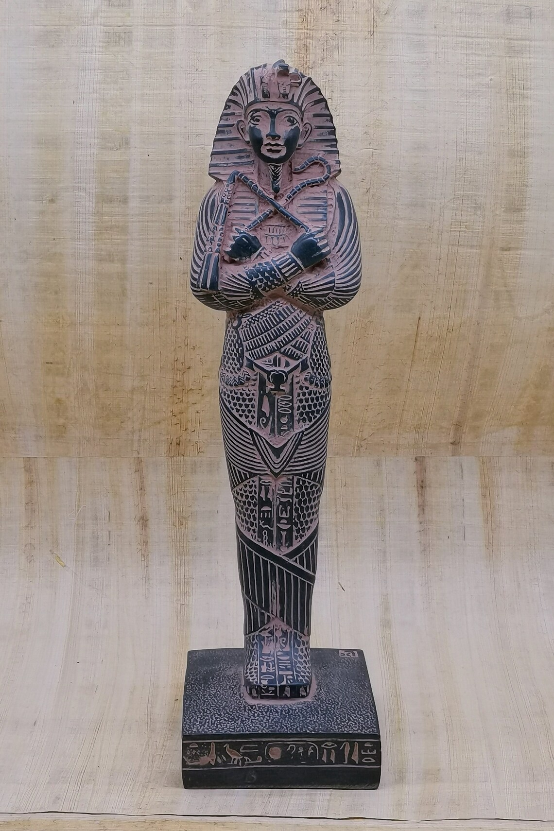 Unique Ancient Egyptian Statue of King Tutankhamun Large Solid - Etsy