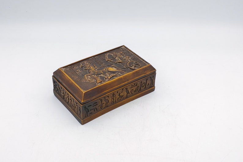 Egyptian Art Box Decorative Pharaonic Made in Egypt | Etsy