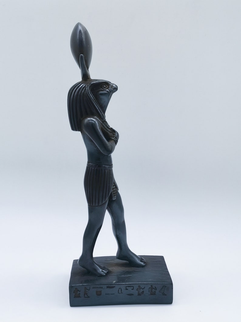 Ancient Egyptian Statue of Sun God Ra Harakhte Crowned With a | Etsy