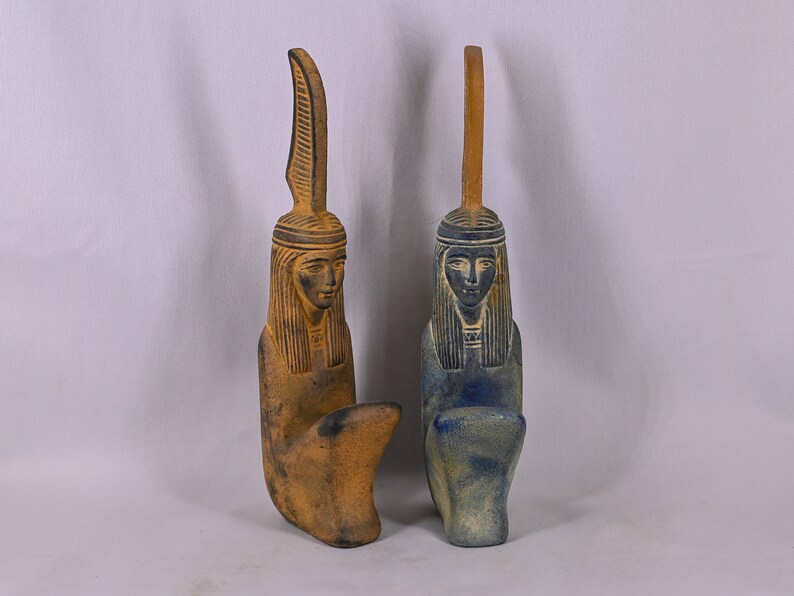 Unique Statue Maat Goddess Of Balance And Truth Figurine Etsy