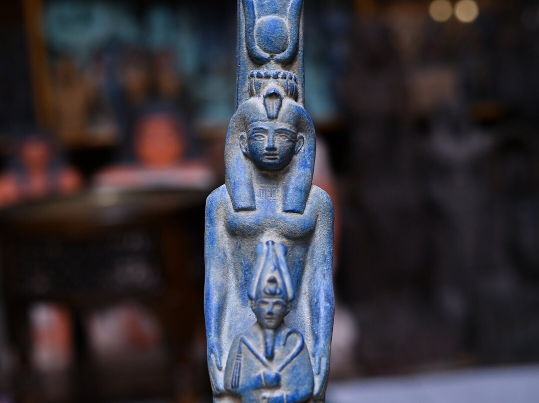 Isis & Osiris-highly Statue Lovers Statue Handmade Replica Alabaster ...