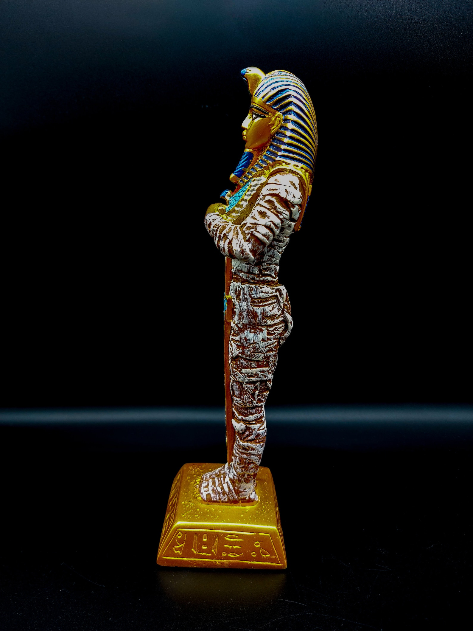 Unique Statue of Egyptian King Tut. Tutankhamun Fighter Large - Etsy