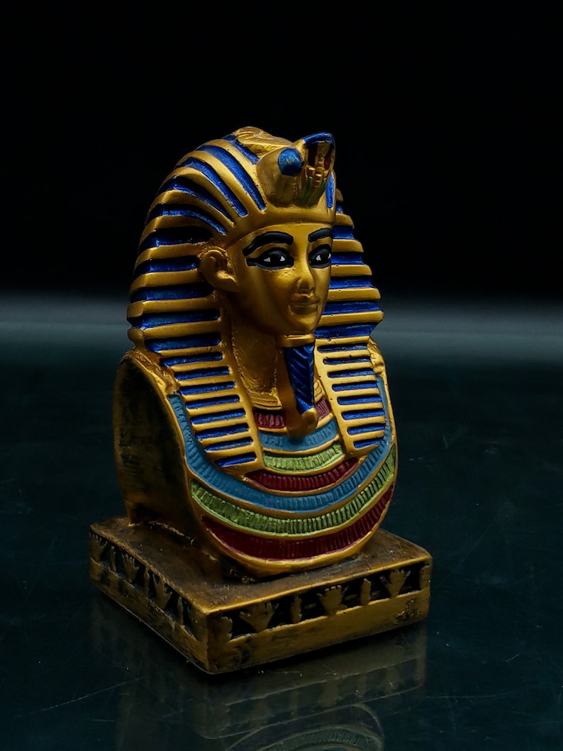 Unique Ancient Egyptian Statue of King Tutankhamun Head Statue | Etsy