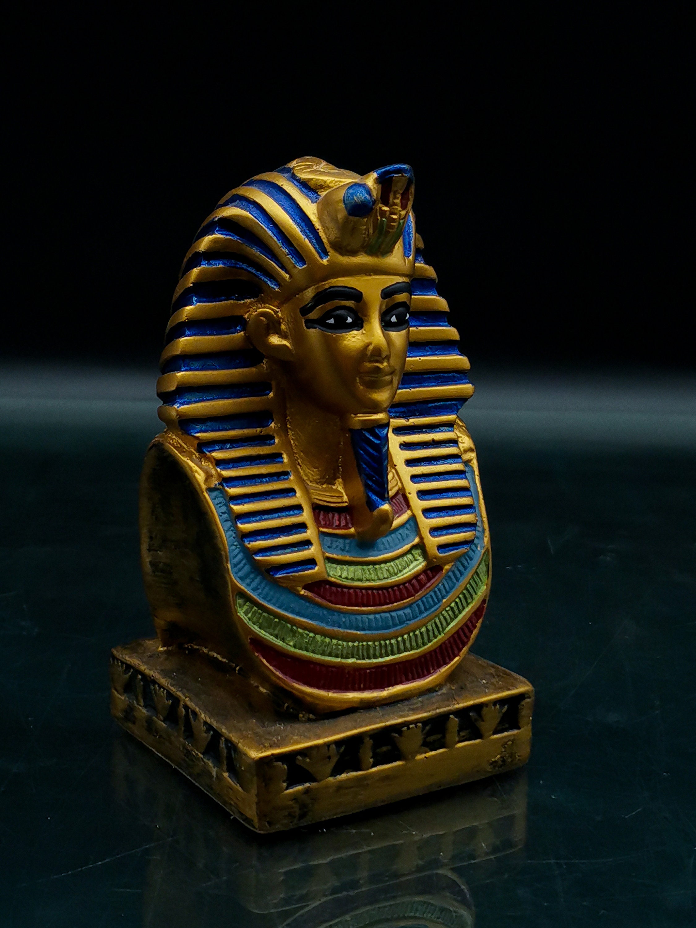 Unique Ancient Egyptian Statue of King Tutankhamun Head Statue | Etsy