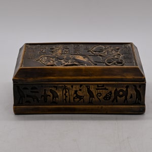 Egyptian Art Box Decorative Pharaonic Made in Egypt - Etsy