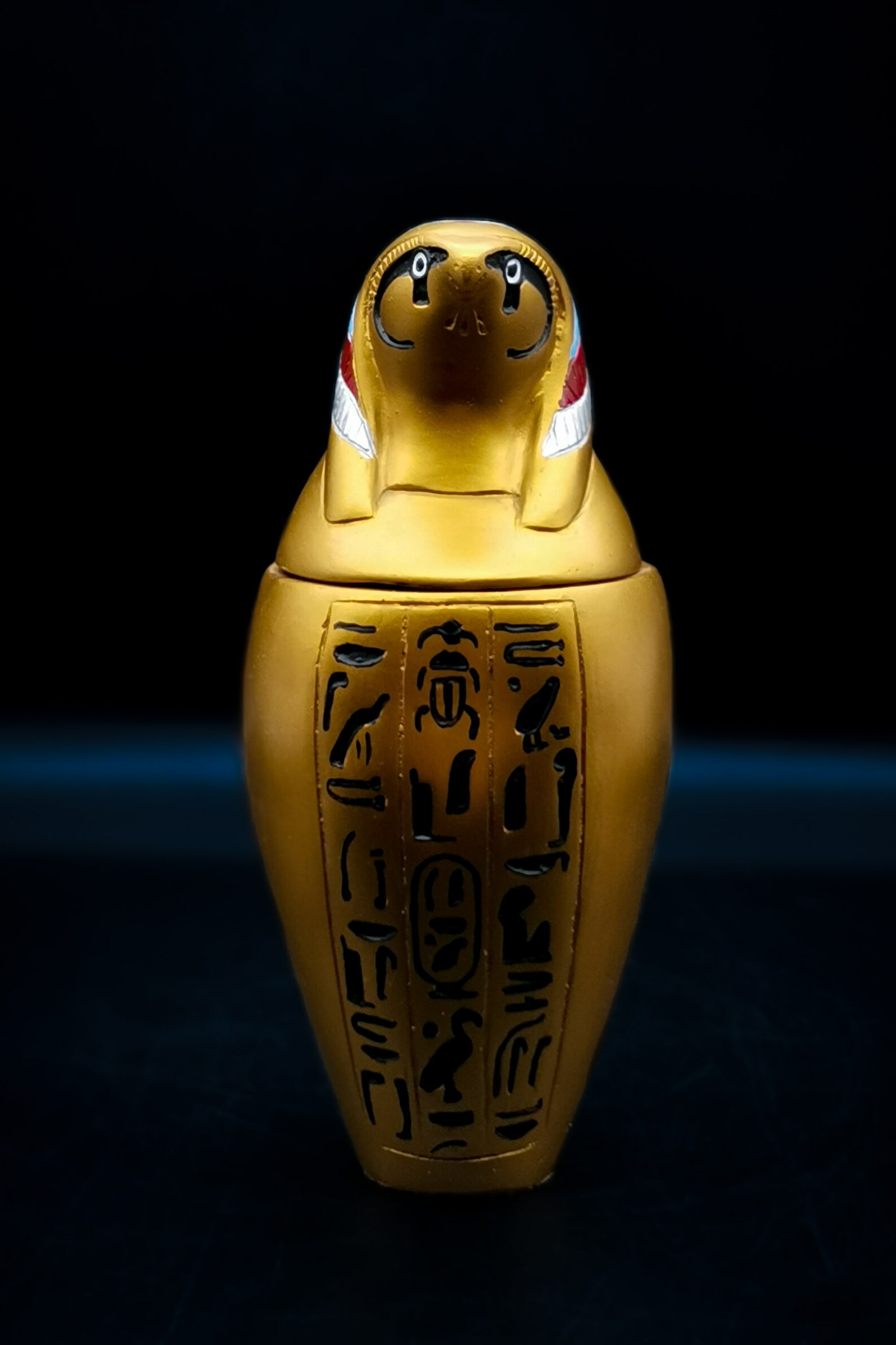Unique Ancient Egyptian STORAGE Hieroglyphics Stone God Horus - Etsy